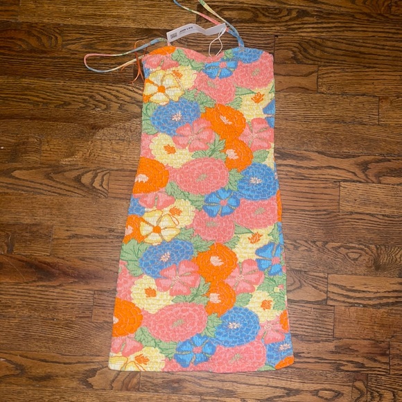 Zara | Dresses | Zara Flower Pattern Dress | Poshmark